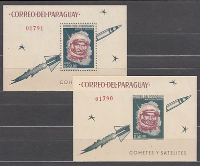 Paraguay - Michel Stamp Sheets No. 36/7 ** MNH Astro | eBay