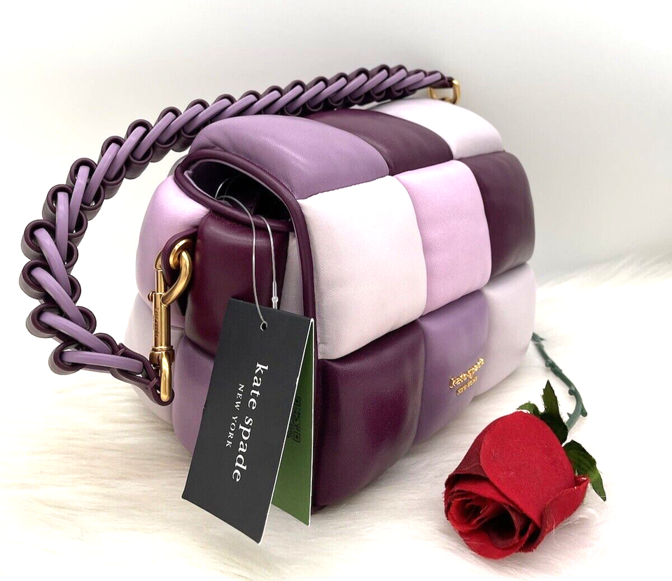 NWT AUTH $528 Kate Spade New York Boxxy 3D ColorBlock Leather Crossbody ...