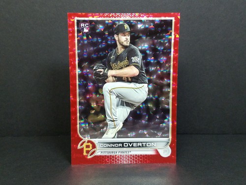 2022 Topps #339 Connor Overton, Pirates (RC) - Red Foilboard Parallel ...