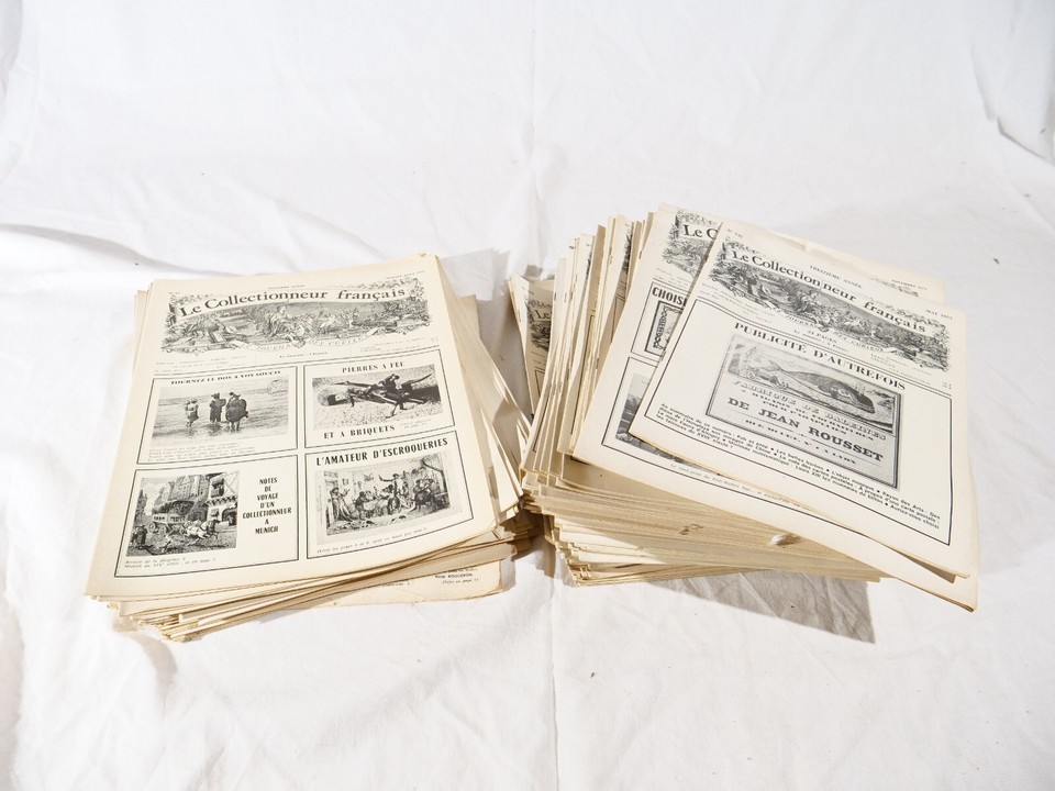 Lot of 136 newspapers The French Collector n° 20 from 1966 to 168 from ...