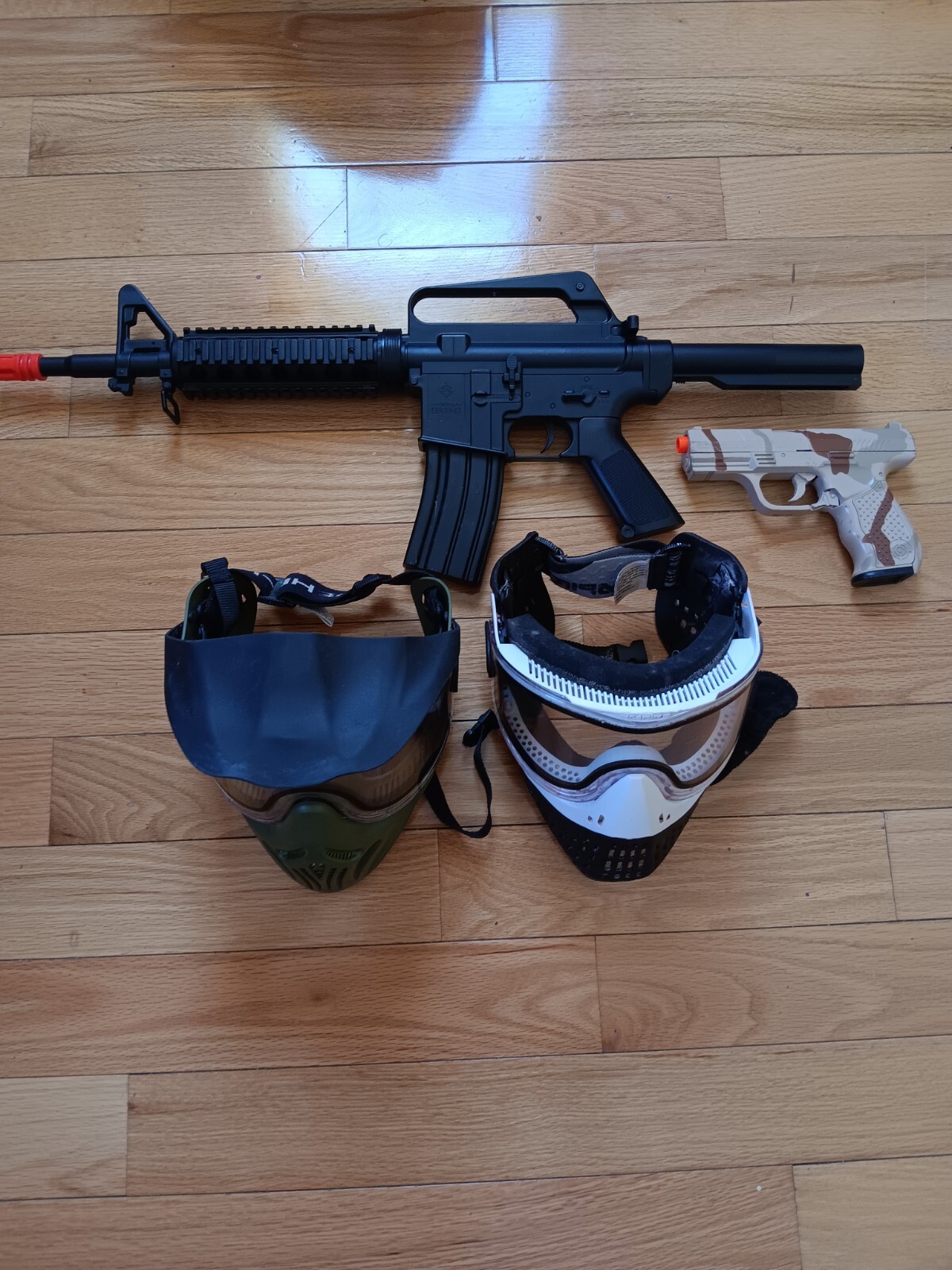 Lot of Stinger R34 Crosman Elite Airsoft Rifle.Stinger P9T Airsoft ...