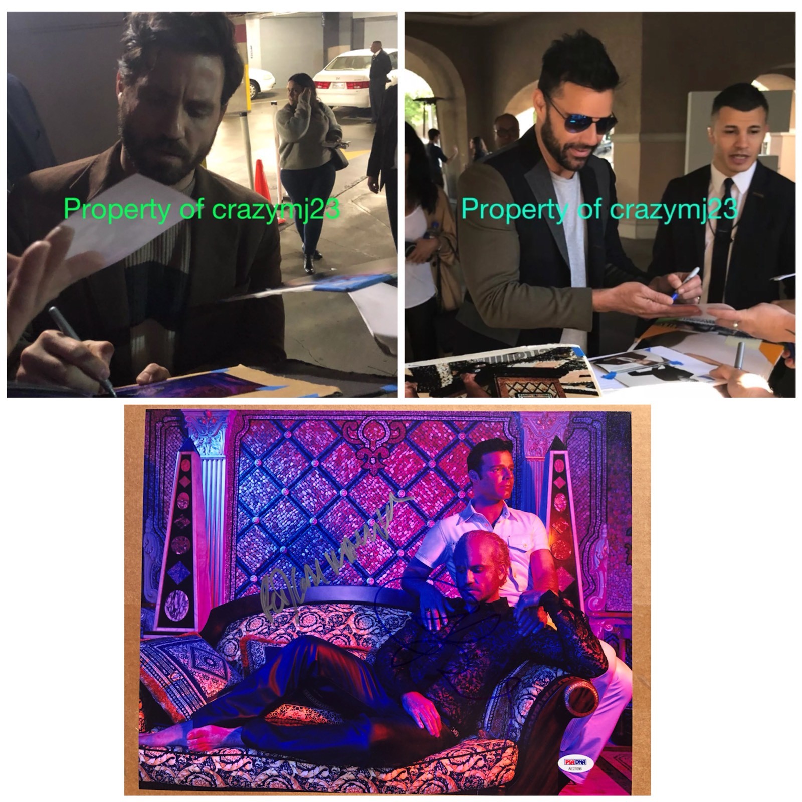 Edgar Ramirez Ricky Martin Signed Assassination of Gianni Versace ...