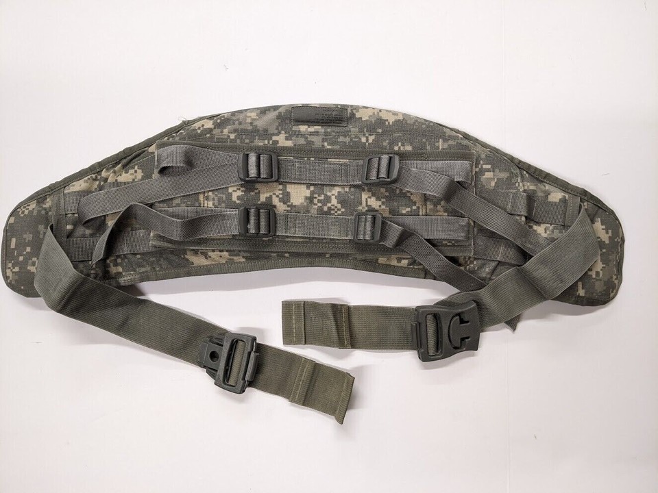 US Military ACU Molle II Backpack Molded Waist Belt Kidney Pad EXC | eBay