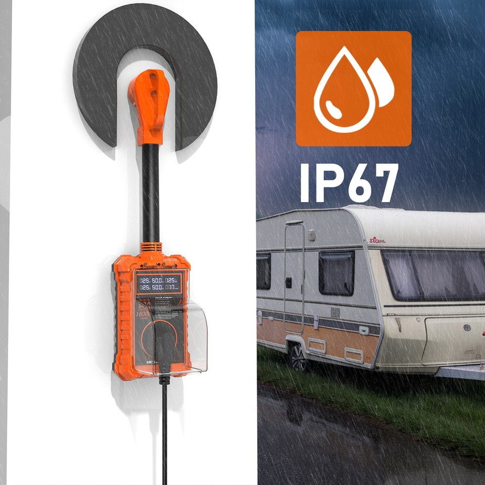RV Surge Protector 50 Amp IP67 RV Circuit Analyzer 16000 J + LED ...