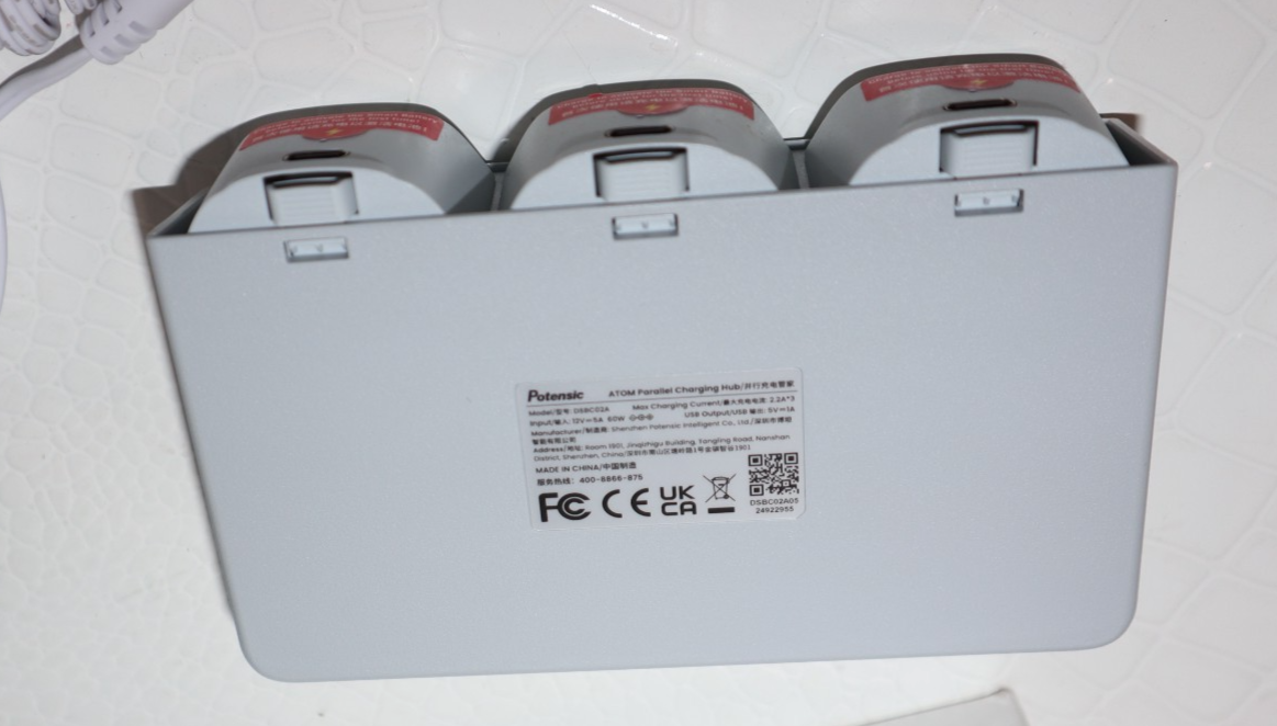 Potensic Atom Battery Bank With 3 Batteries And Charger | eBay