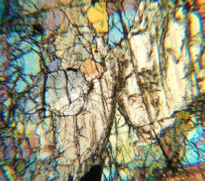 Partially Serpentinized Peridotite Petrographic Microscope Slide | eBay