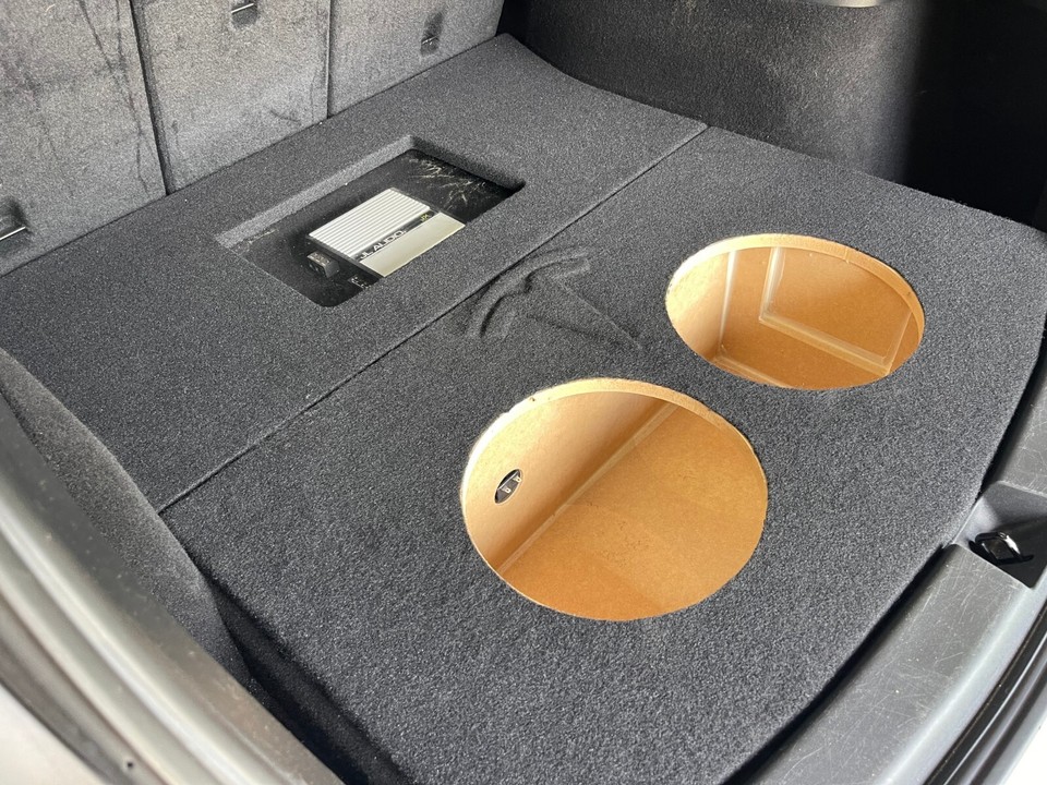 ZEnclosures 2-12" Subwoofer Box w/ LOGO and Amplifier Rack for the ...