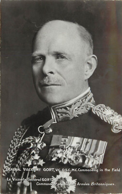 RPPC British Army B.E.F. Commander John Vereker, 6th Viscount Gort ...