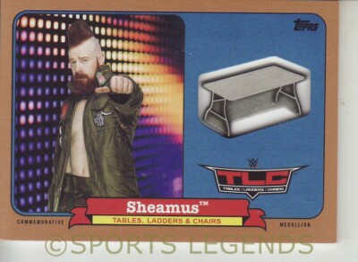 2018 WWE Heritage TLC Sheamus medallion relic /99 | eBay