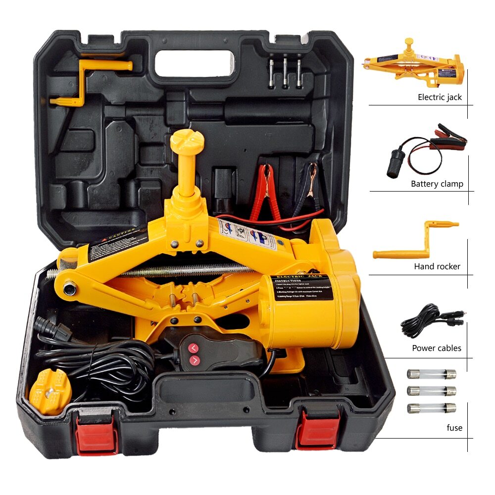 Portable Car Jack Lift Auto Lift Scissor Lifting Machinisms Electric ...