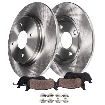 Rear Disc Brake Rotors and Ceramic Brake Pads Kit for 2012 - 2018 ...