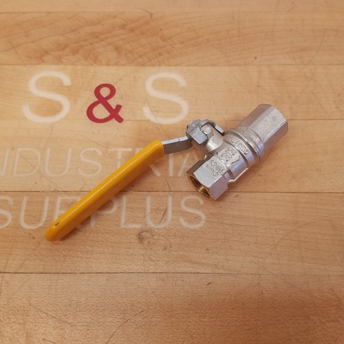 Parker PN40 DN10 CW617N Brass Shut Off Valve, 3/8" NPT 600 WOG - USED ...