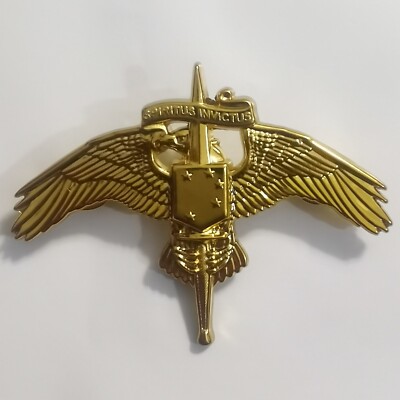 US Usmc Marsoc Wings Badge Pin Marine Raider Insignia Spiritus Invictus ...