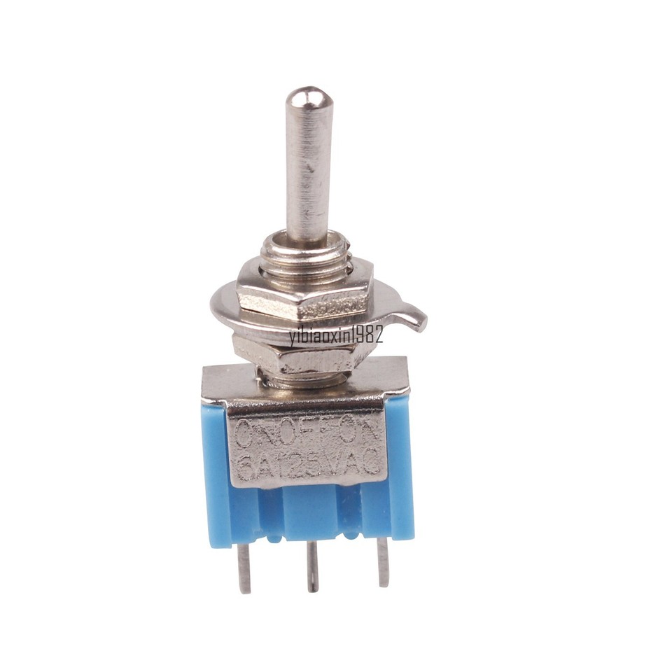4Pcs MTS-103 6A 125VAC 3Pin ON-OFF-ON 3 Position Car Dashboard Toggle ...