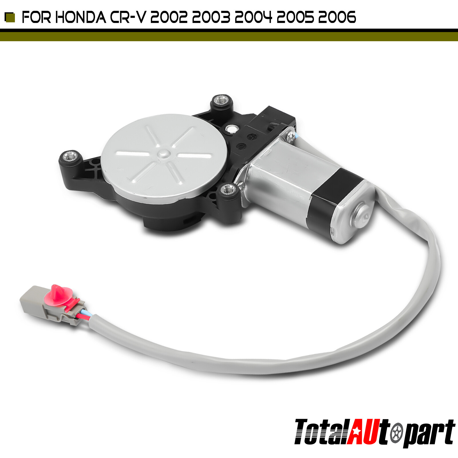 Power Window Motor w/ 2-Pin for Honda CR-V 2002-2006 Front Passenger ...