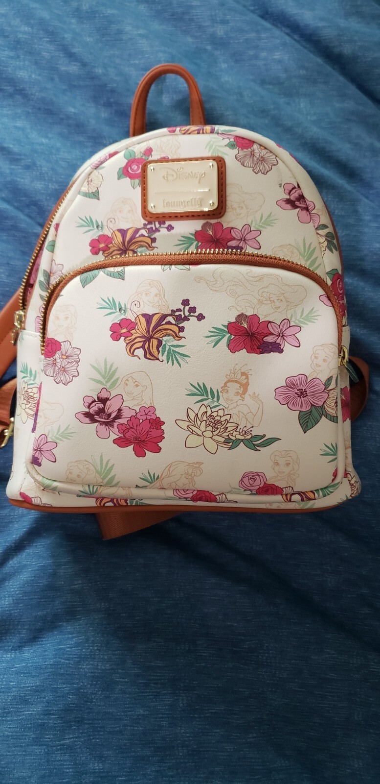 Loungefly Disney Princess Fall Floral Mini Backpack - Gem