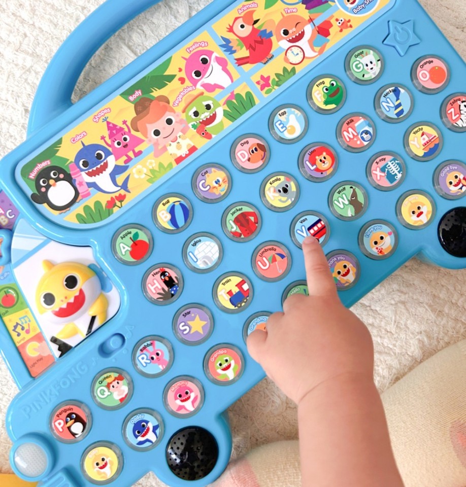 Pinkfong Baby Shark ABC Learning Bus – Alphabet Sound Board Toy | eBay