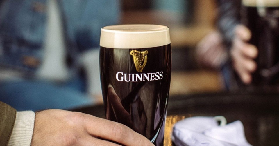Alcohol Free Guinness Zero 0.0% ABV Stout 12 x 538ml Pint Cans in a ...