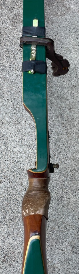 Rare Vintage Wooden Wildcat Recurve Bow 0977 53" 50# | eBay