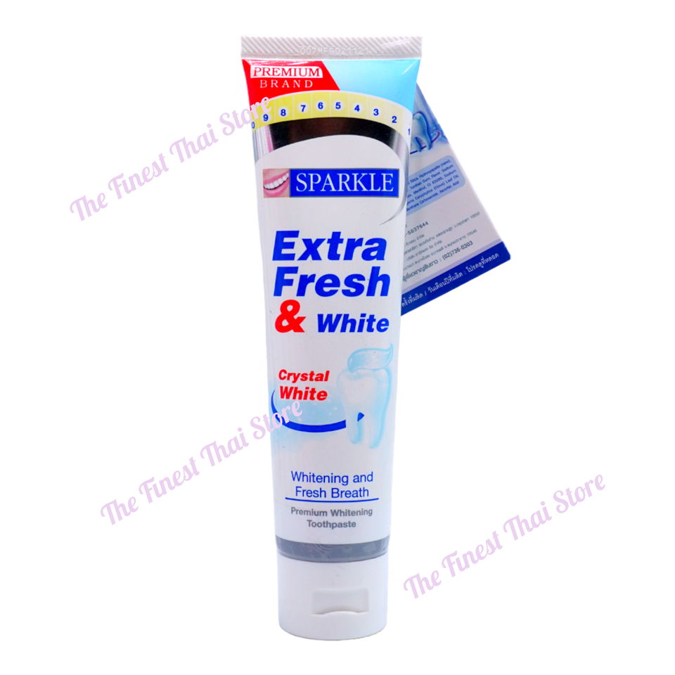 Sparkle Extra Fresh & White Toothpaste Whitening and Fresh Breath 100g ...