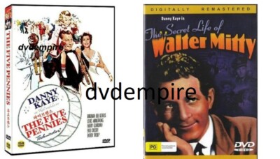 Danny Kaye DVD set The Secret Life of Walter Mitty & The Five Pennies ...