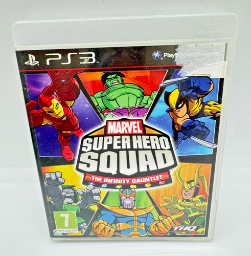Marvel Super Hero Squad The Infinity Gauntlet PS3 sony PLAYSTATION 3 ...