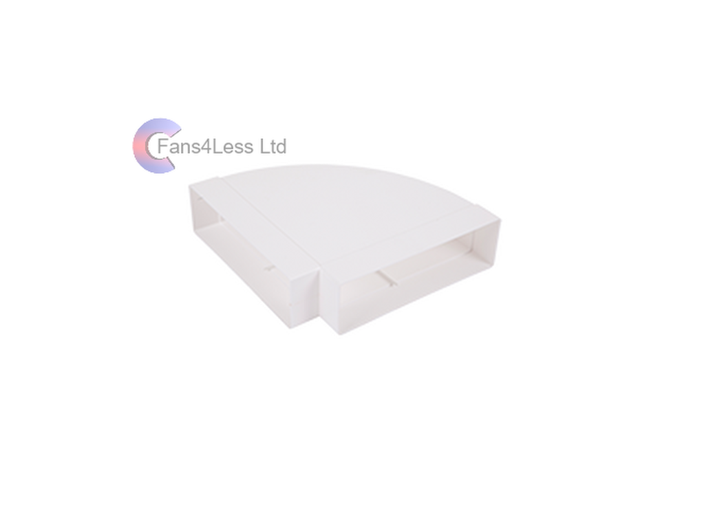 Flat Rectangular Ducting 220x90 Extractor Ventilation Heat Recovery Fan ...