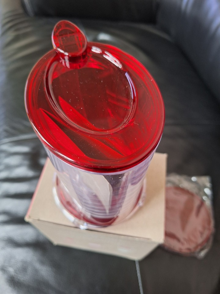 TEAVANA PERFEC TEA MAKER 16 Oz Oval Tea Infuser RED NEW | eBay
