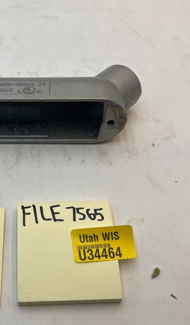 Crouse-Hinds BUB3 Conduit Bodies Type Bub 1" Iron Alloy for sale online ...