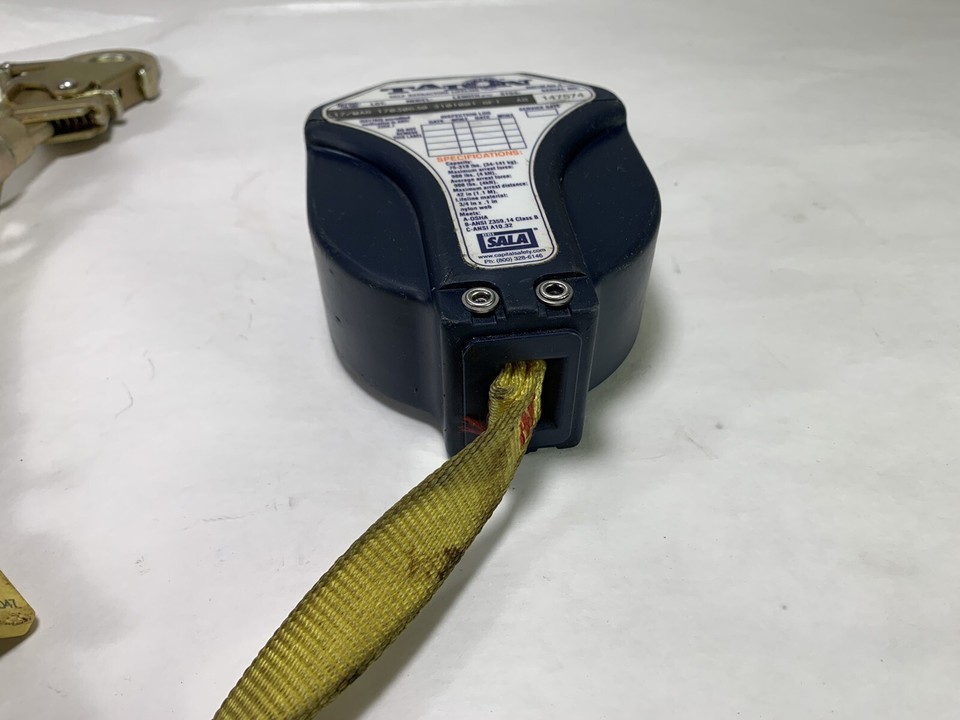DBI SALA Talon 3101001 8ft 310lbs Quick Con Self Retracting Lifeline ...