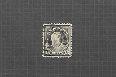 US SC#418 -- USED, VF/XF, 15c Franklin, Gray, Perf 12, 1912-14 | eBay
