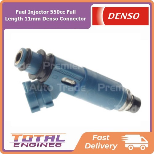 1x Denso Fuel Injector 550cc Full Length 11mm Denso Connector 550cc ...