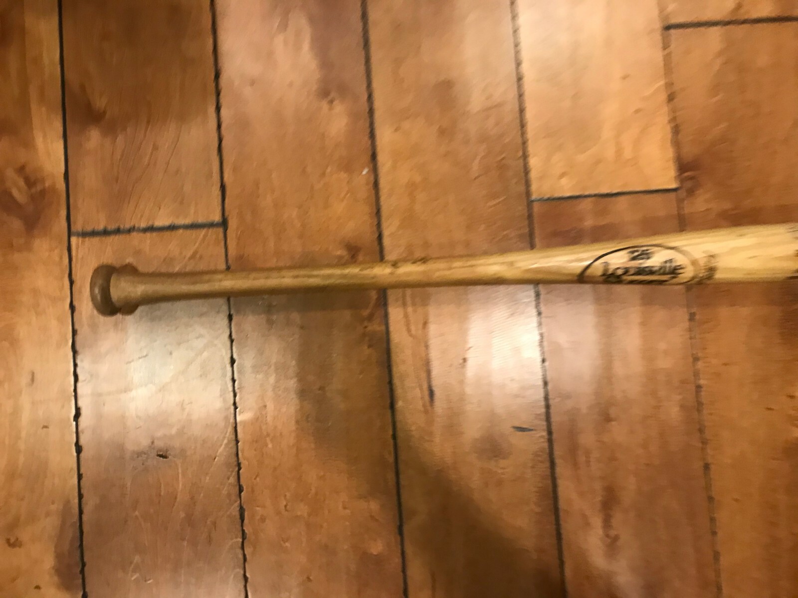 1980 Derrel Thomas AUTOGRAPH GAME USED BASEBALL BAT LOUISVILLE SLUGGER ...