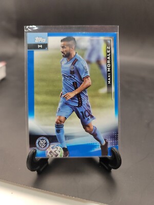 Maxi Moralez 2021 Topps MLS /99 Blue Parallel #113 New York City FC | eBay