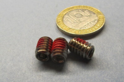 Stainless Steel Self Lock Set Screw, Nylon Patch, Cup, 1/4"-20 x 3/8 ...