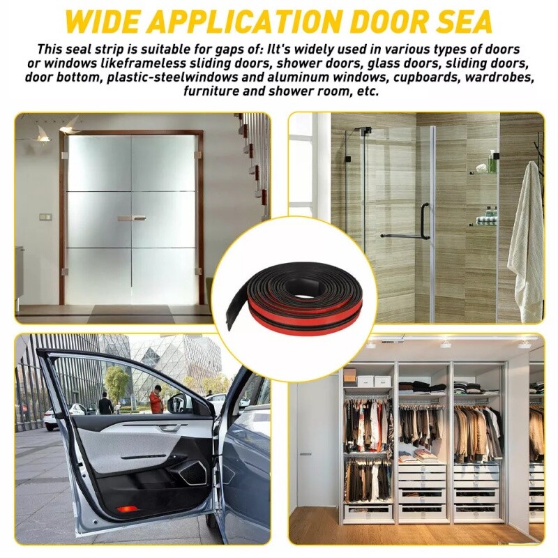 16.4ft Weather Seal Strip Car Roof Windshield Trim Edge Molding ...