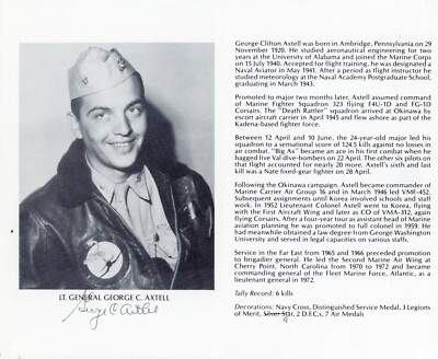 George Axtell- Signed biographical page | eBay