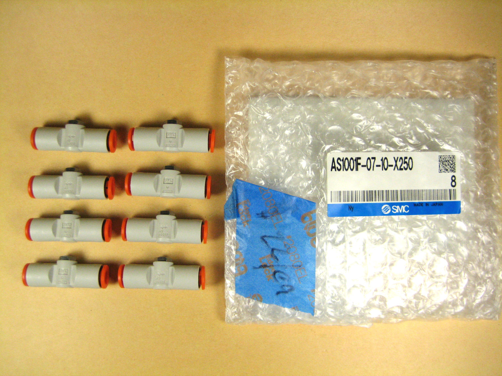 SMC AS1001F-07-10-X250 Fittings Lot of 8 | eBay