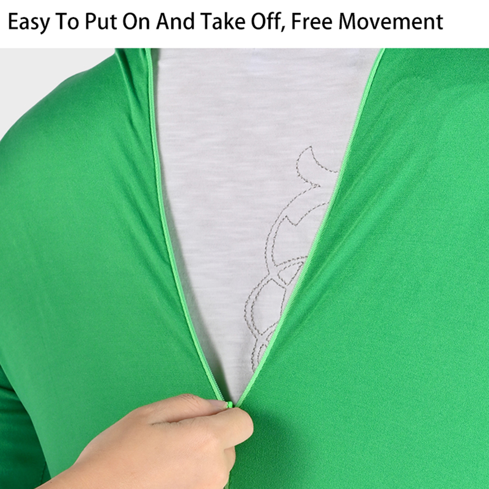 Green Screen Cloak Smooth Disappearing Stretchy Body Green Screen Suit ...