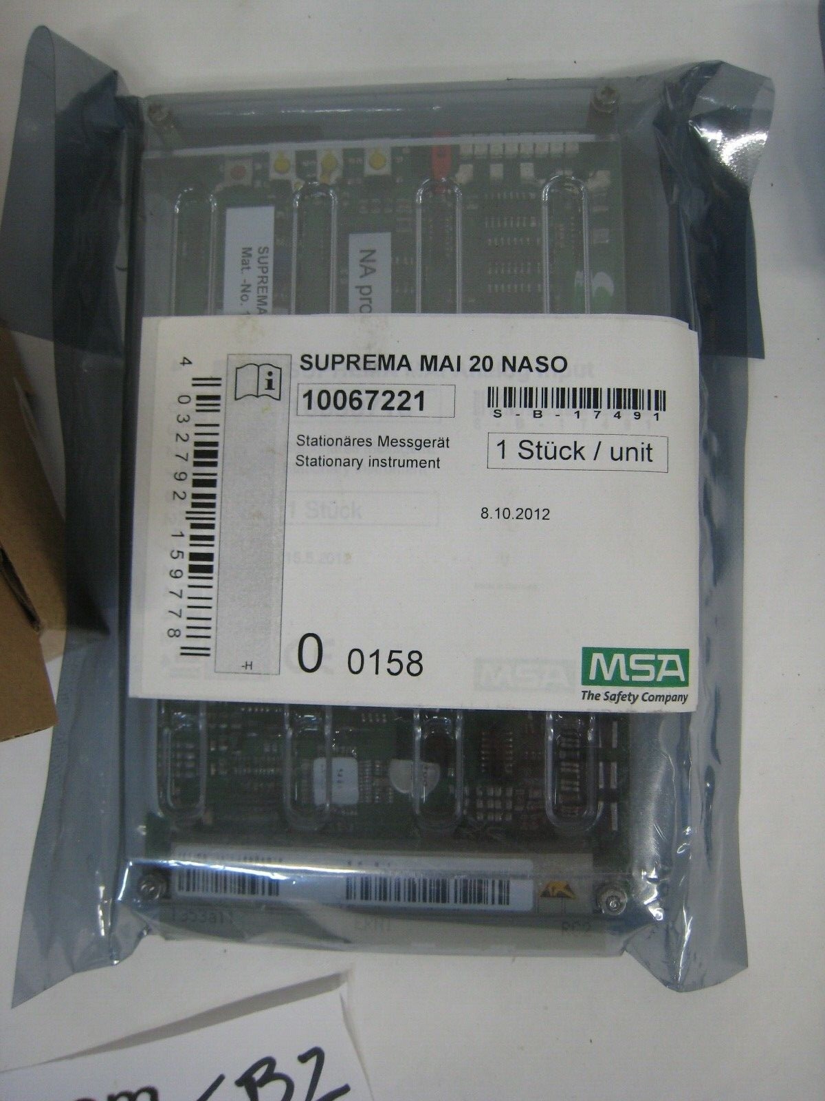 MSA Suprema MAI 20 NASO 10067221 S B 17491 | eBay