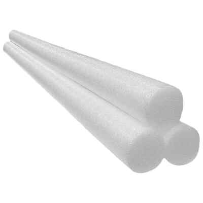 3x White Pool Noodle Swimming Aid Foam Noodles Swim Water Float Stick ...