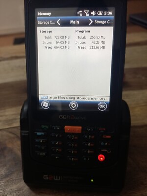 Gen2Wave RP11270W Series PDA Laser Scanner With Docking Bay | eBay UK