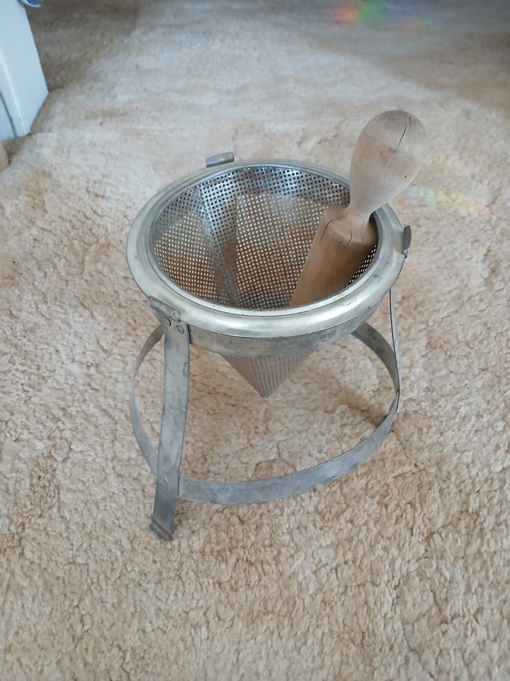 Antique Cone Strainer/Colander Sieve | eBay