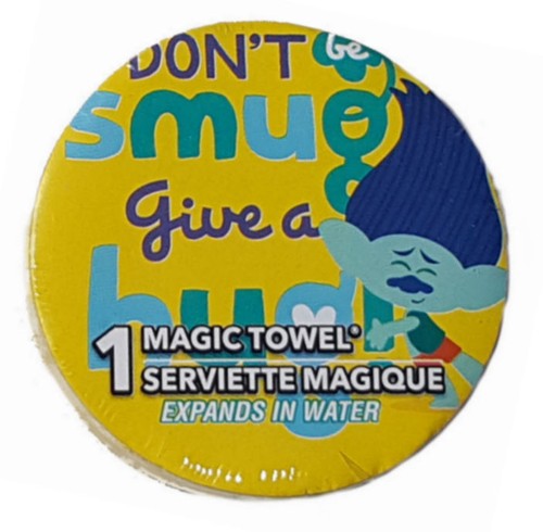 Dreamworks Trolls Branch Give a Hug Magic Face Washer Towel Children ...