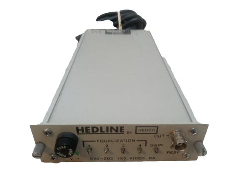 Hedco SVA-302 Hedline Silver 4-channel Audio/Video Equalizer | eBay