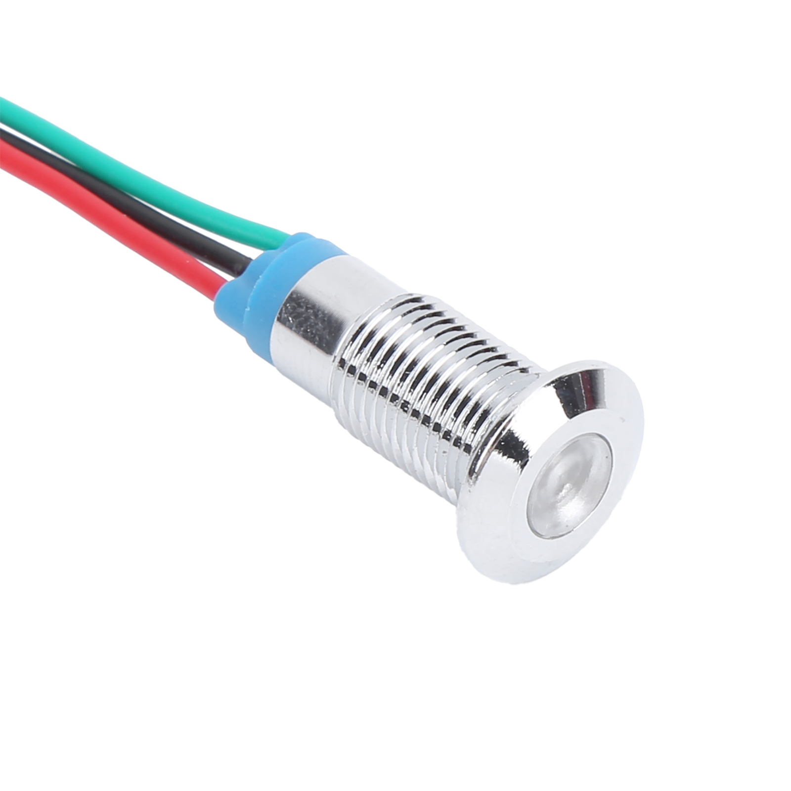 4 Sets PreWired Round LEDs Waterproof 2Color Light Common Anode 8mm 36V ...