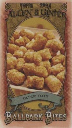2024 Topps Allen & Ginter - Mini Ballpark Bites Tater Tots #BB-24 for ...