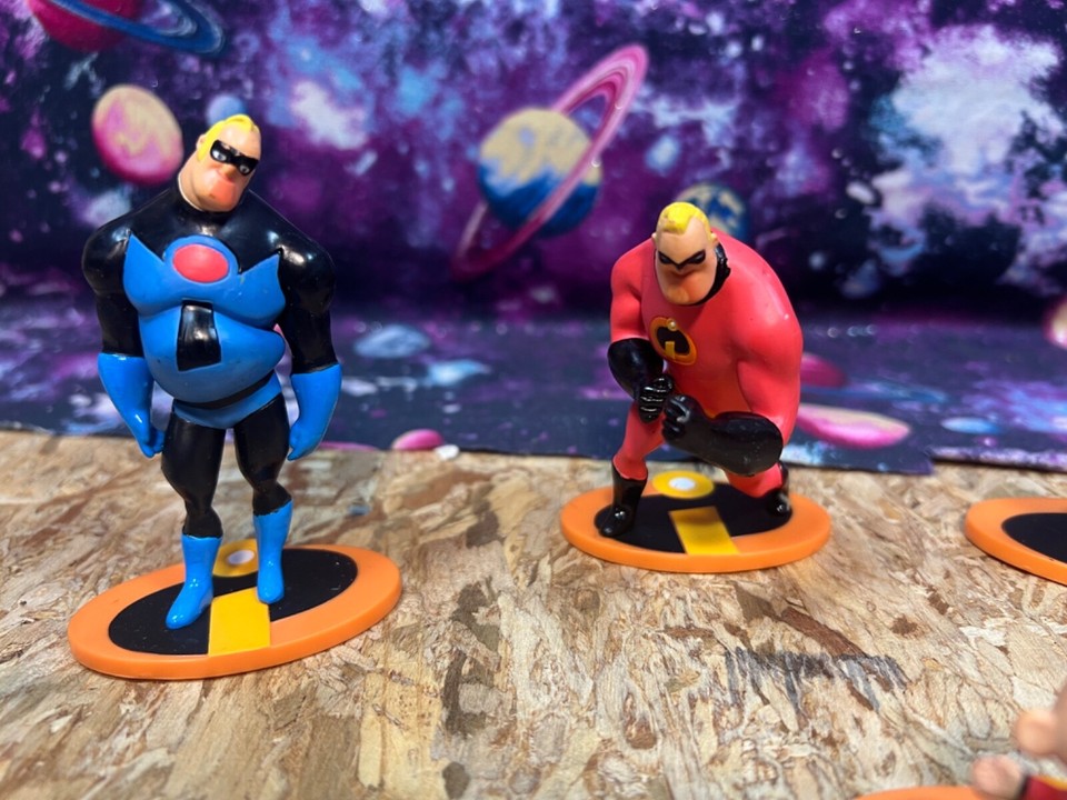 Disney Incredibles Minifigures LOT Set PVC Toys Cake Toppers Movies ...
