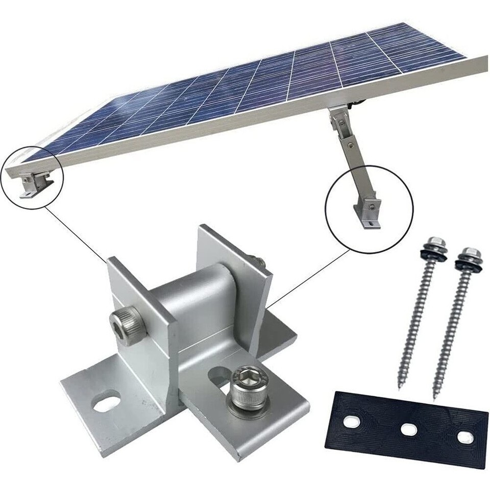 Solar Panel Foot Mount Aluminum Alloy For Roof Mount Photovoltaic ...