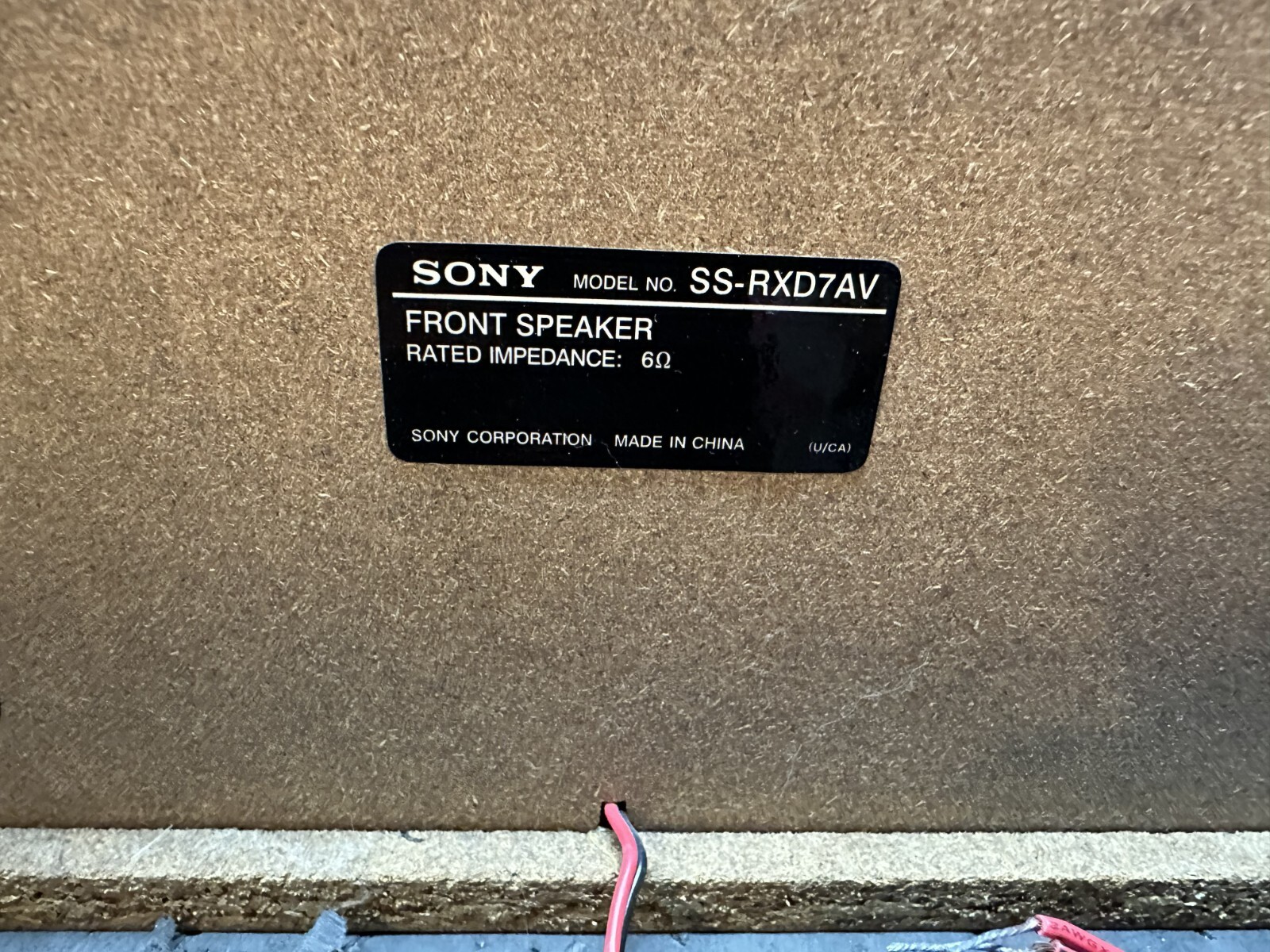 SONY SS-RXD10AV Surround Speaker System Bookshelf Speakers ALL 5 ...